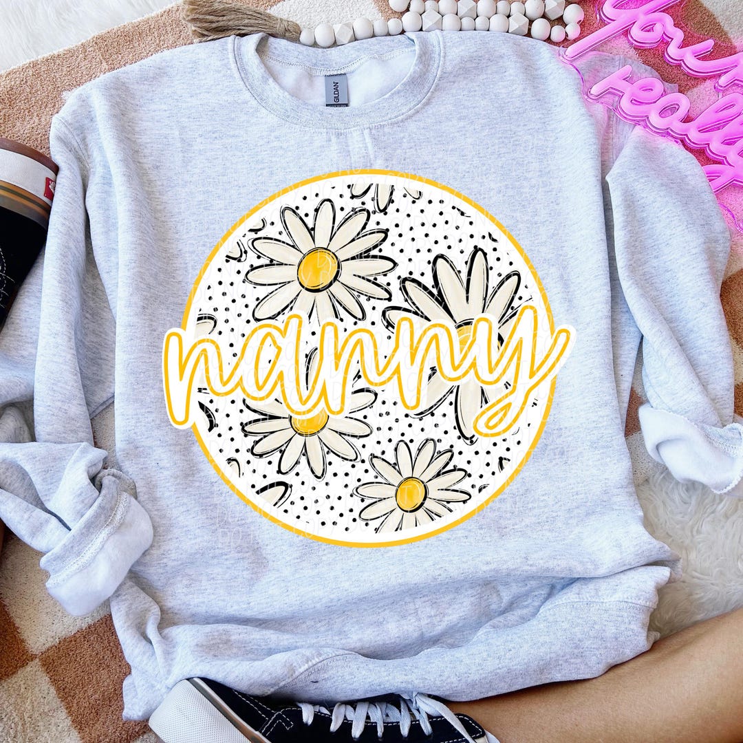 NANNY Png, Mother's Day Png, Nanny Digital for Sublimation & Dtf, Birth ...