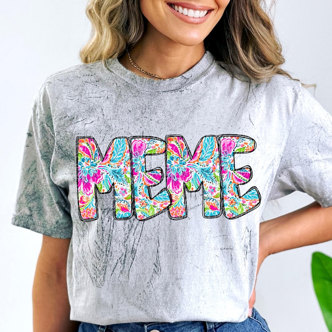 MEME Png, Meme Bright Flowers Png, Meme Mothers Day Png, Meme Digital ...