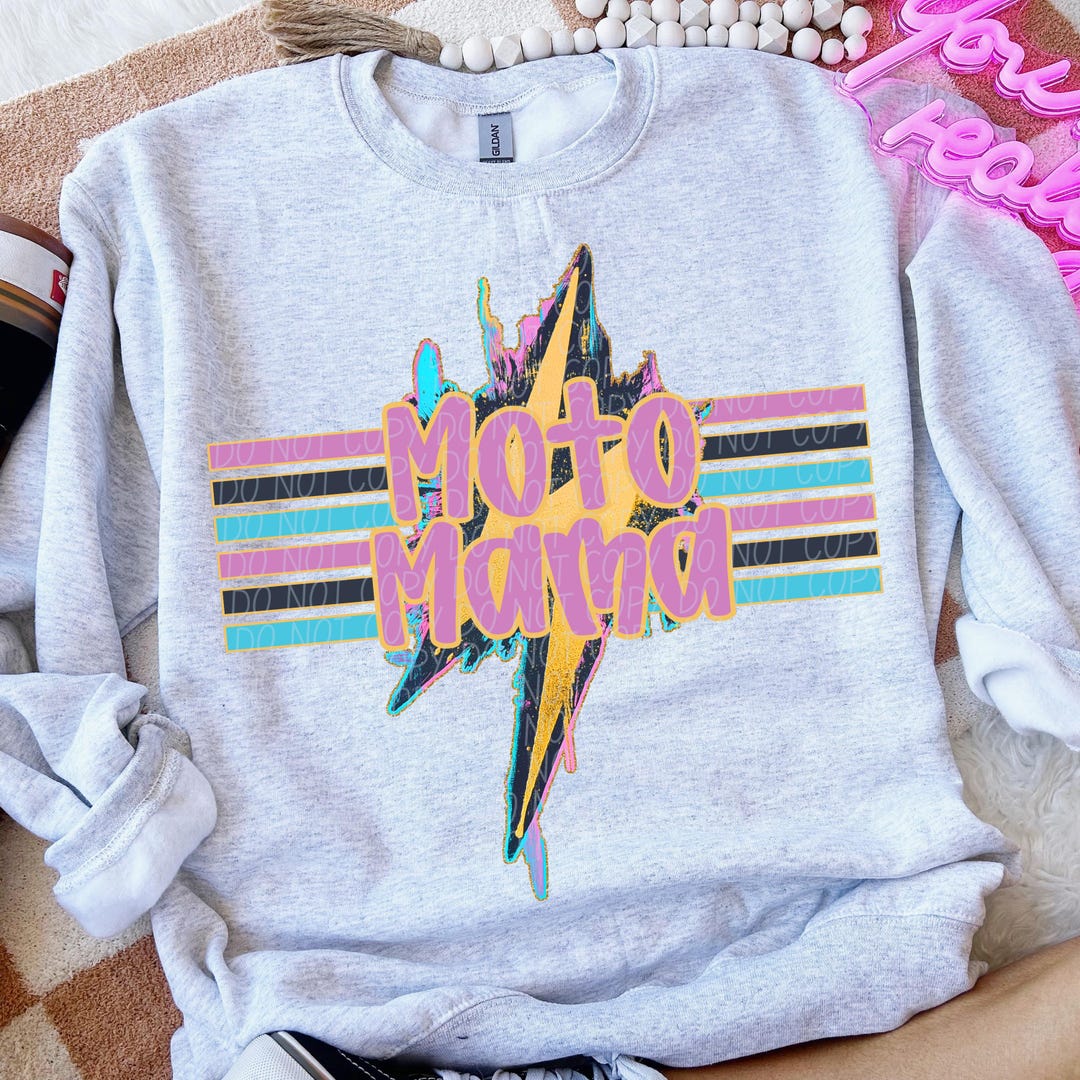 MOTO MAMA Digital for Sublimation and Dtf Png, Motocross Mom Png ...