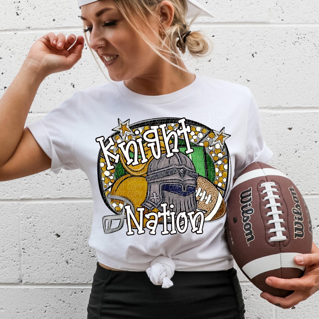 KNIGHTS FOOTBALL Png, Knights Football Digital for Sublimation & Dtf ...