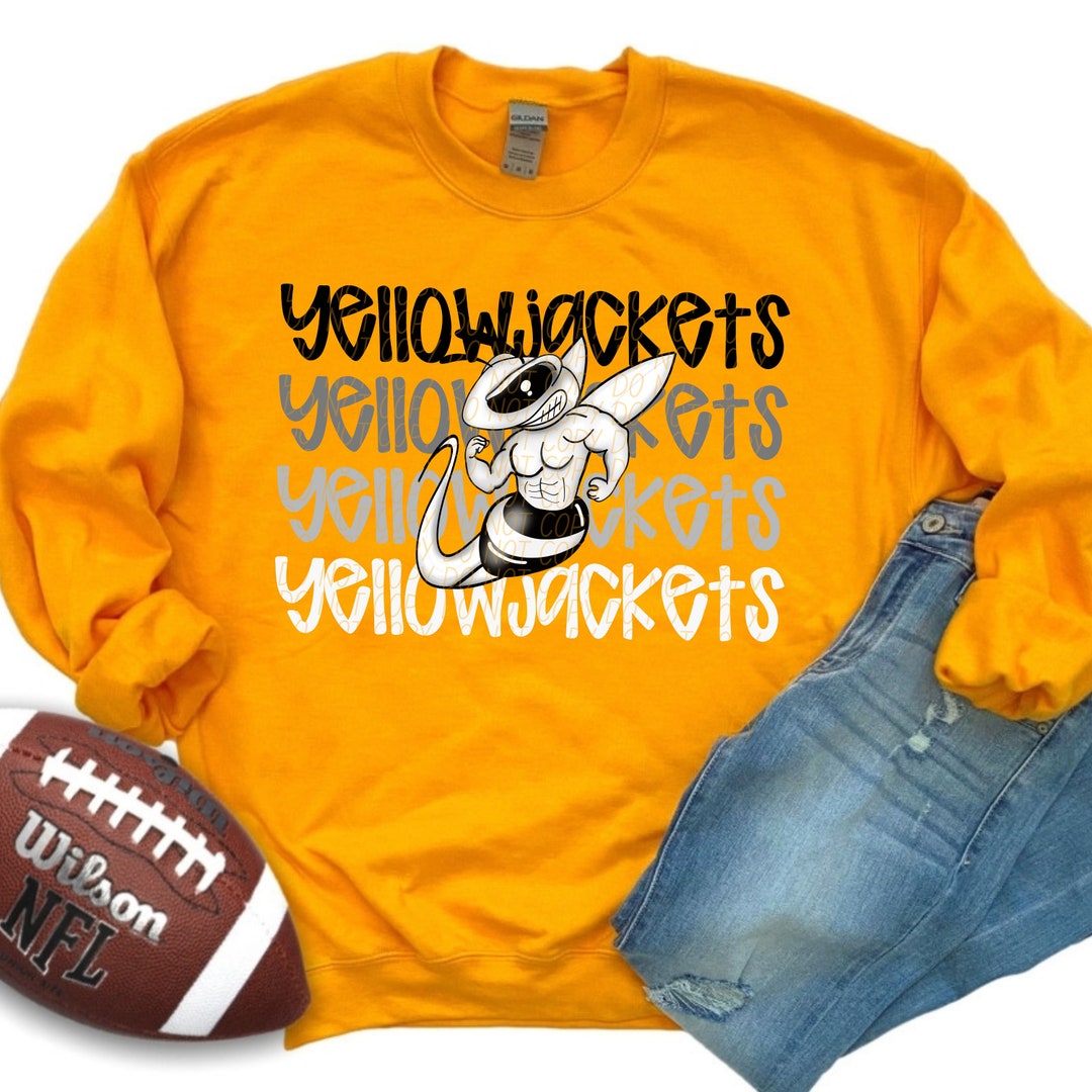 YELLOW JACKETS School Spirit Digital for Sublimation & Dtf Png, Yellow ...