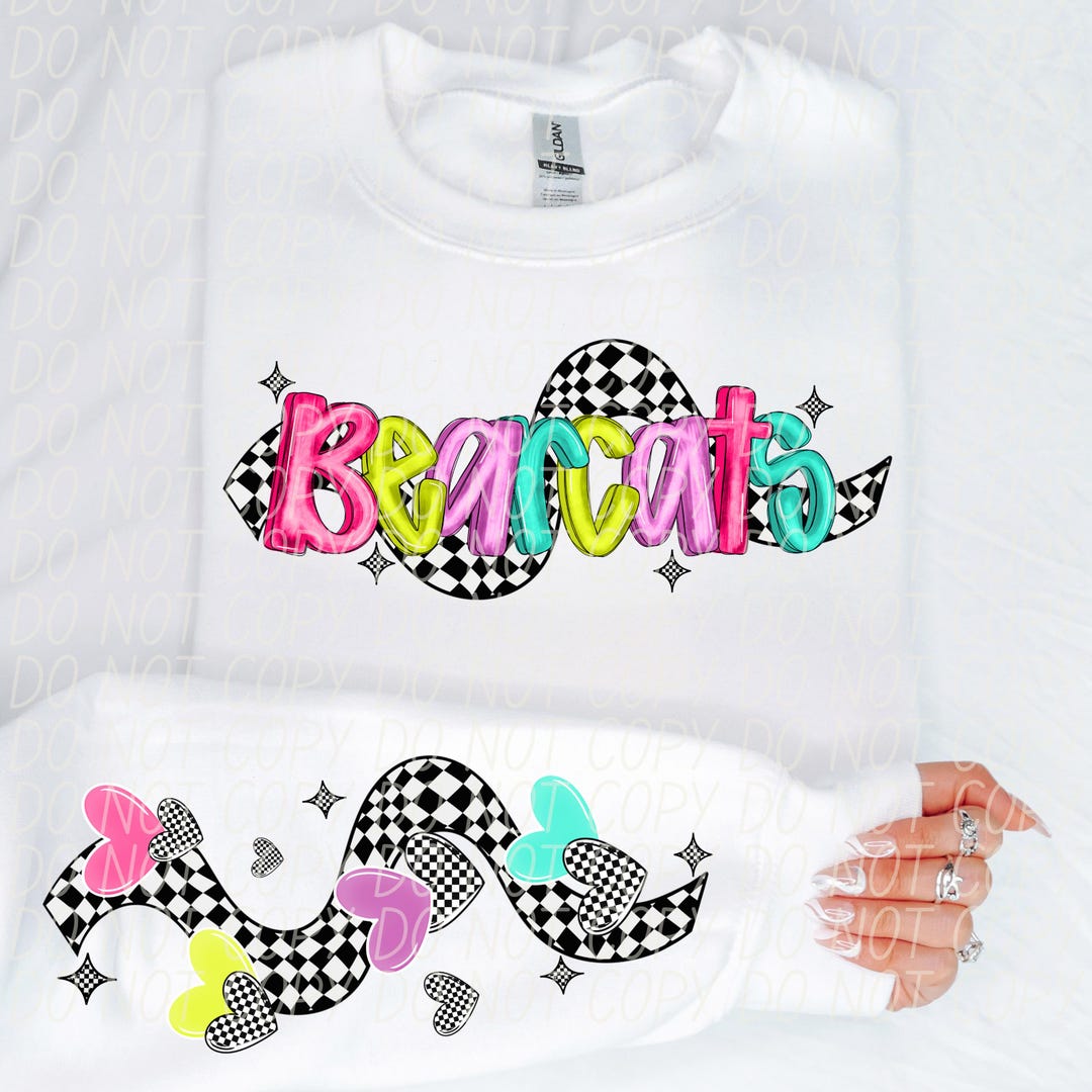 BEARCATS School Spirit Digital for Sublimation & Dtf Png, Bearcats ...