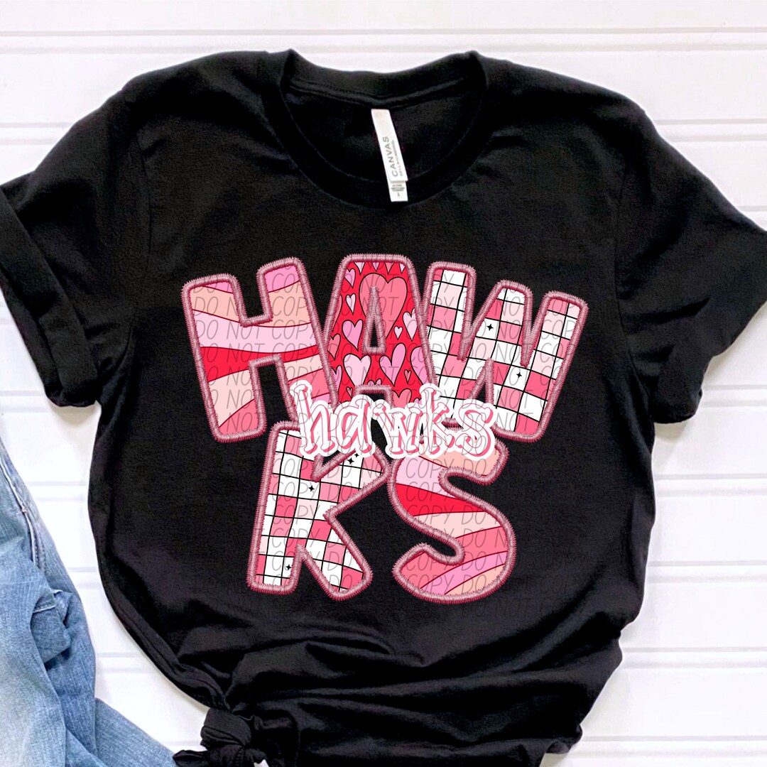 HAWKS VALENTINES Day School Spirit Digital, Hawks Png, Hawks School ...