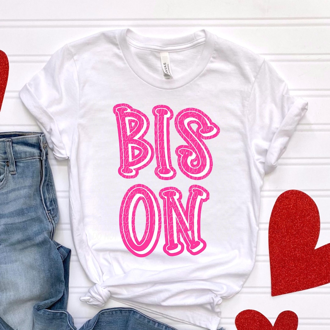 BISON VALENTINE Digital for Sublimation & Dtf Png, Bison Mascot Png, Bison School Spirit Png ...