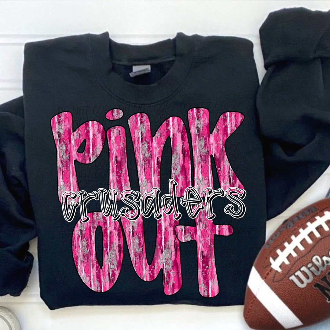 CRUSADERS PINK OUT Digital for Sublimation & Dtf Png, Pink Out Png ...