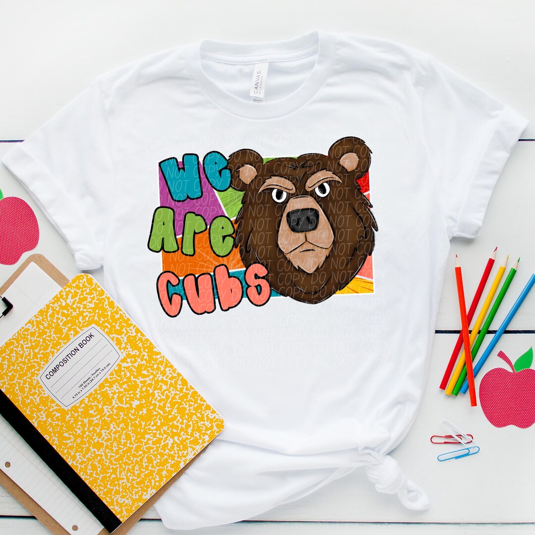 CUBS Png, Cubs Digital for Sublimation & Dtf, Retro School Spirit Png ...
