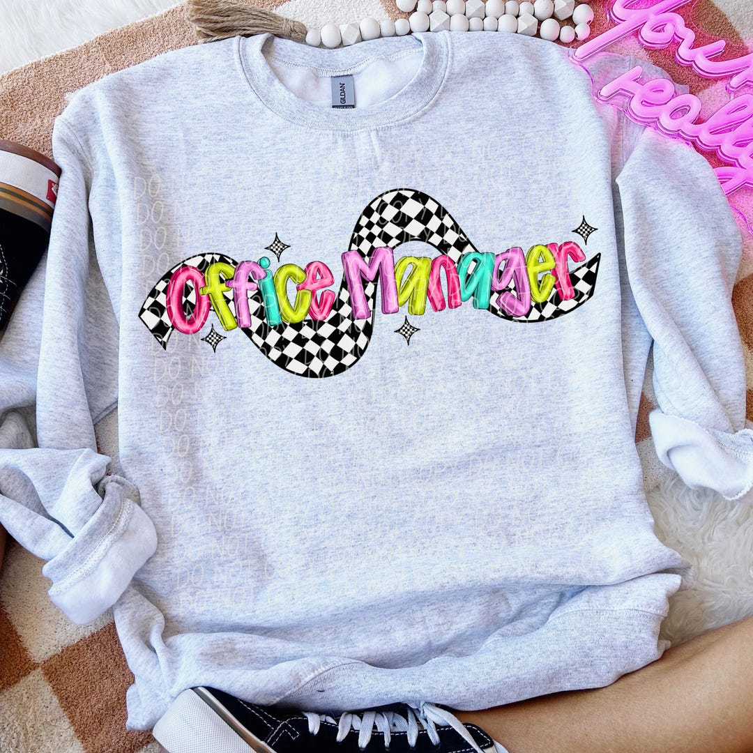 OFFICE MANAGER Png, Office Manager Valentine Digital for Sublimation ...