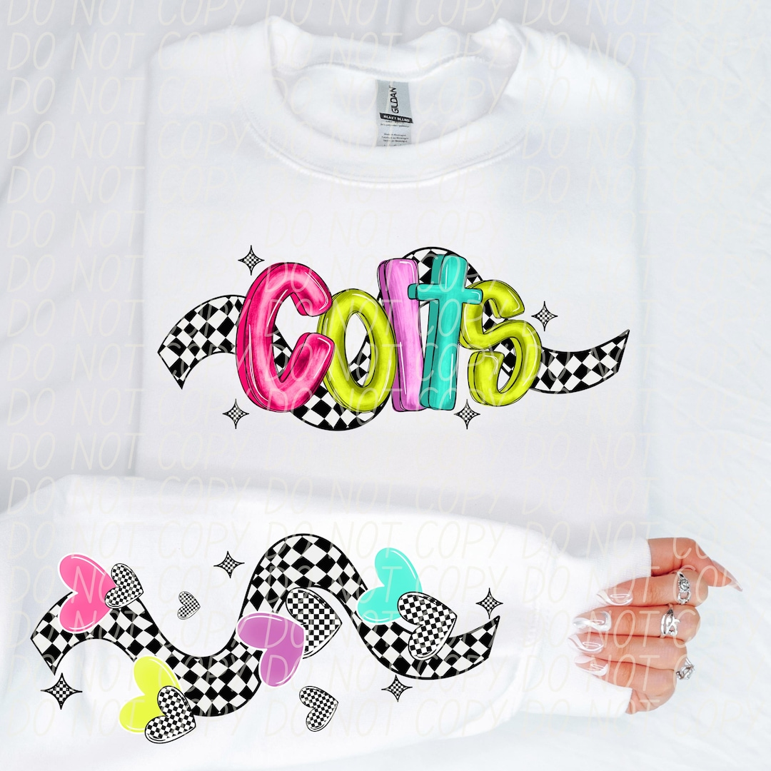 COLTS Digital for Sublimation & Dtf Png, Colts Valentines Day Png ...