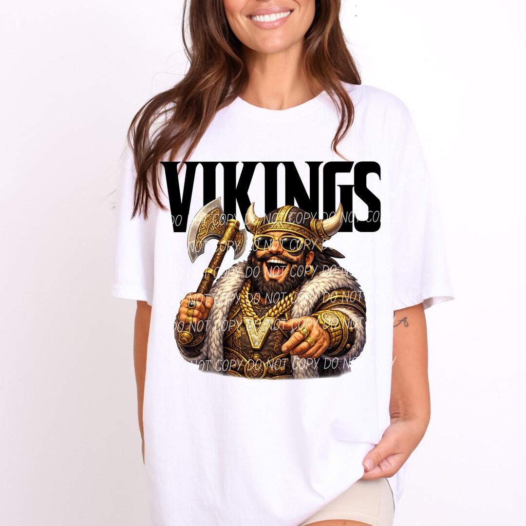 VIKINGS Mascot PNG, Bling Swag Design (digital Download) - Etsy