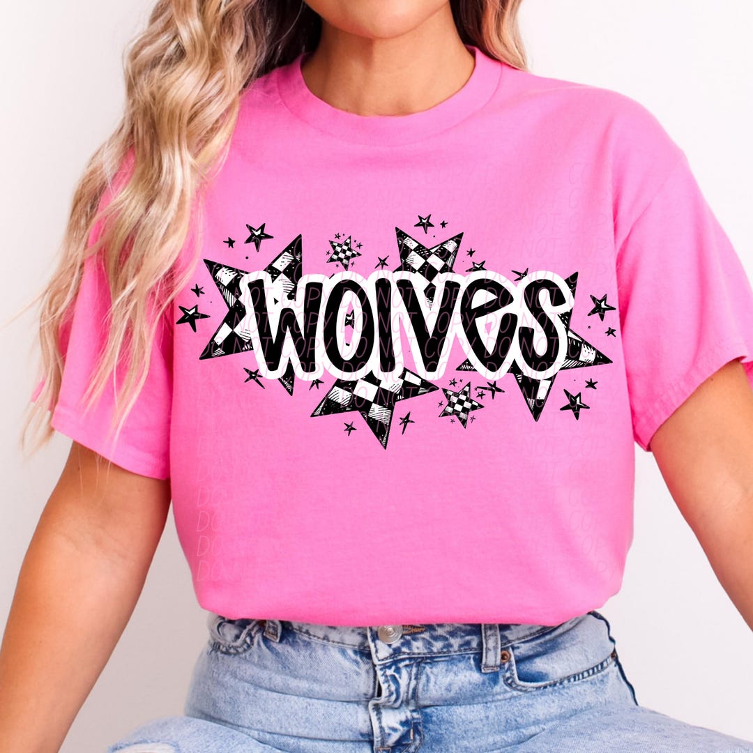 WOLVES Png, Wolves School Spirit Digital for Sublimation & Dtf, Wolves ...