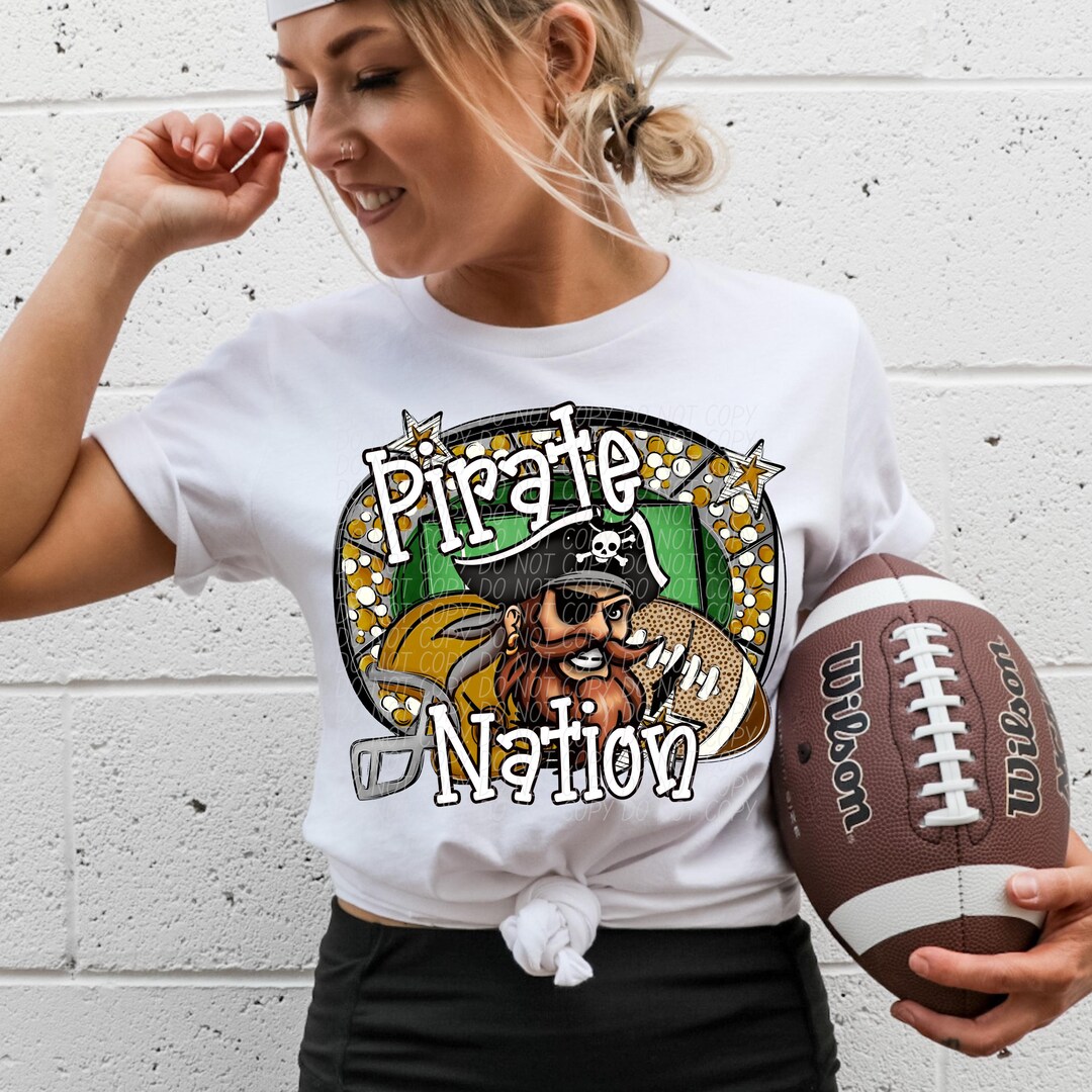 PIRATES FOOTBALL Png, Pirates Football Digital for Sublimation & Dtf ...