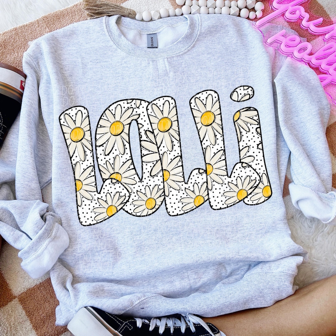 LOLLI Png, Lolli Daisies and Dots Png, Lolli Mothers Day Png, Lolli ...