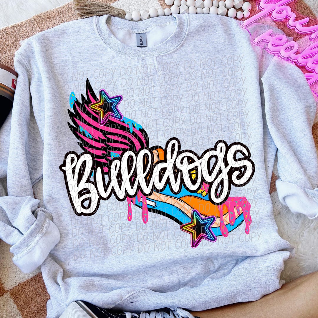 BULLDOGS TRACK Png, Bulldogs Track Ice Cream Digital for Sublimation ...