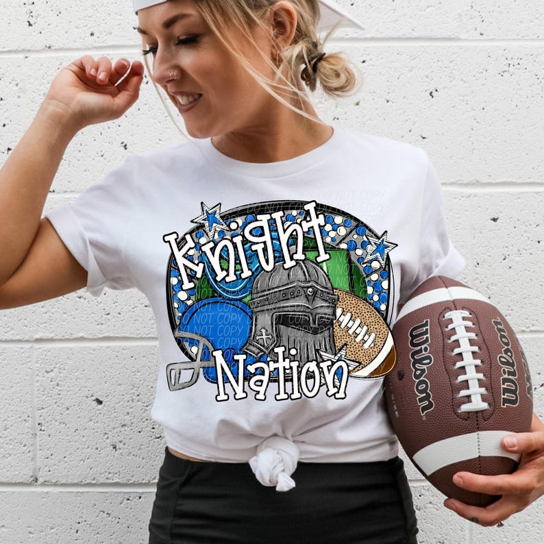 KNIGHTS FOOTBALL Png, Knights Football Digital for Sublimation & Dtf ...
