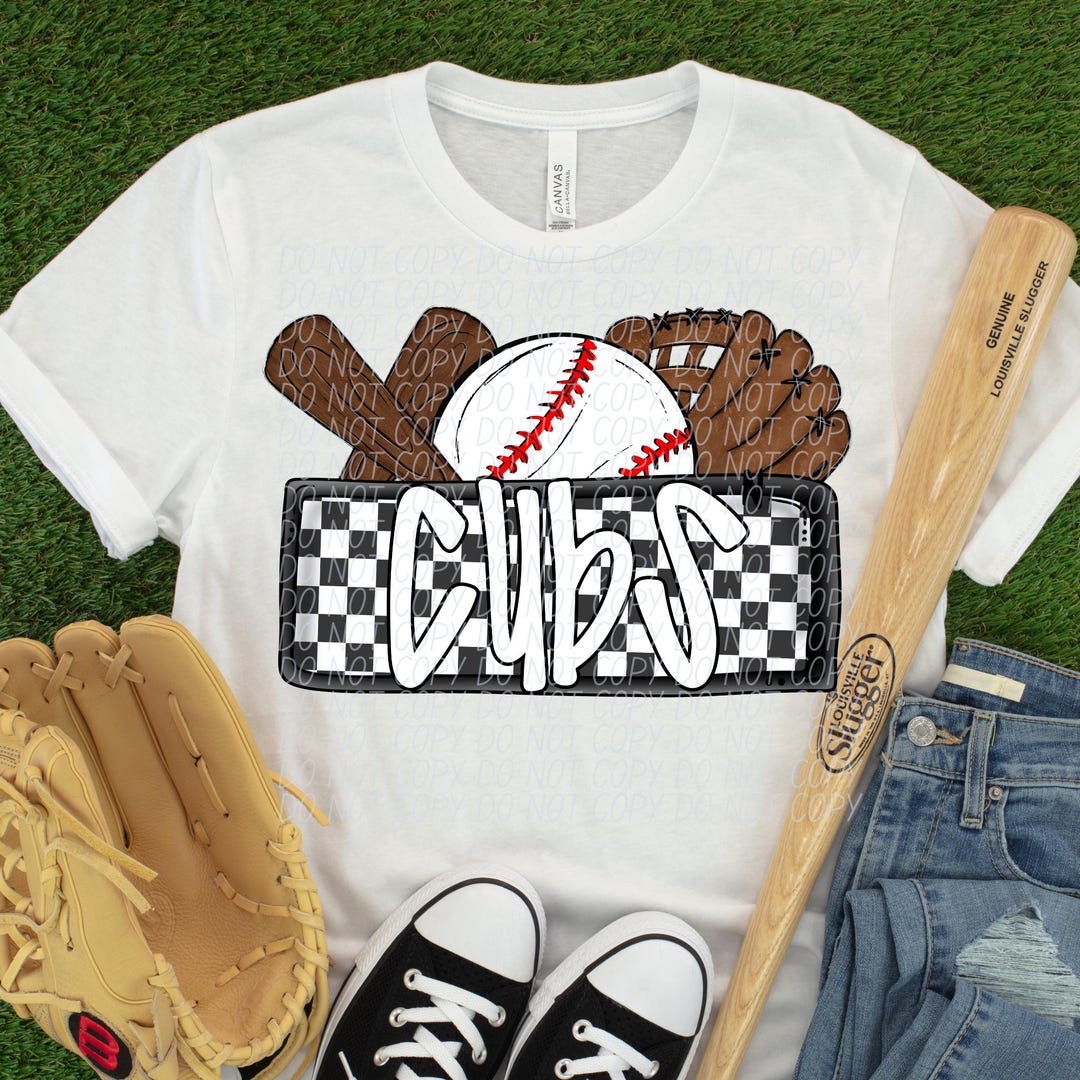 CUBS BASEBALL Png, Cubs Baseball Digital for Sublimation & Dtf, Game ...