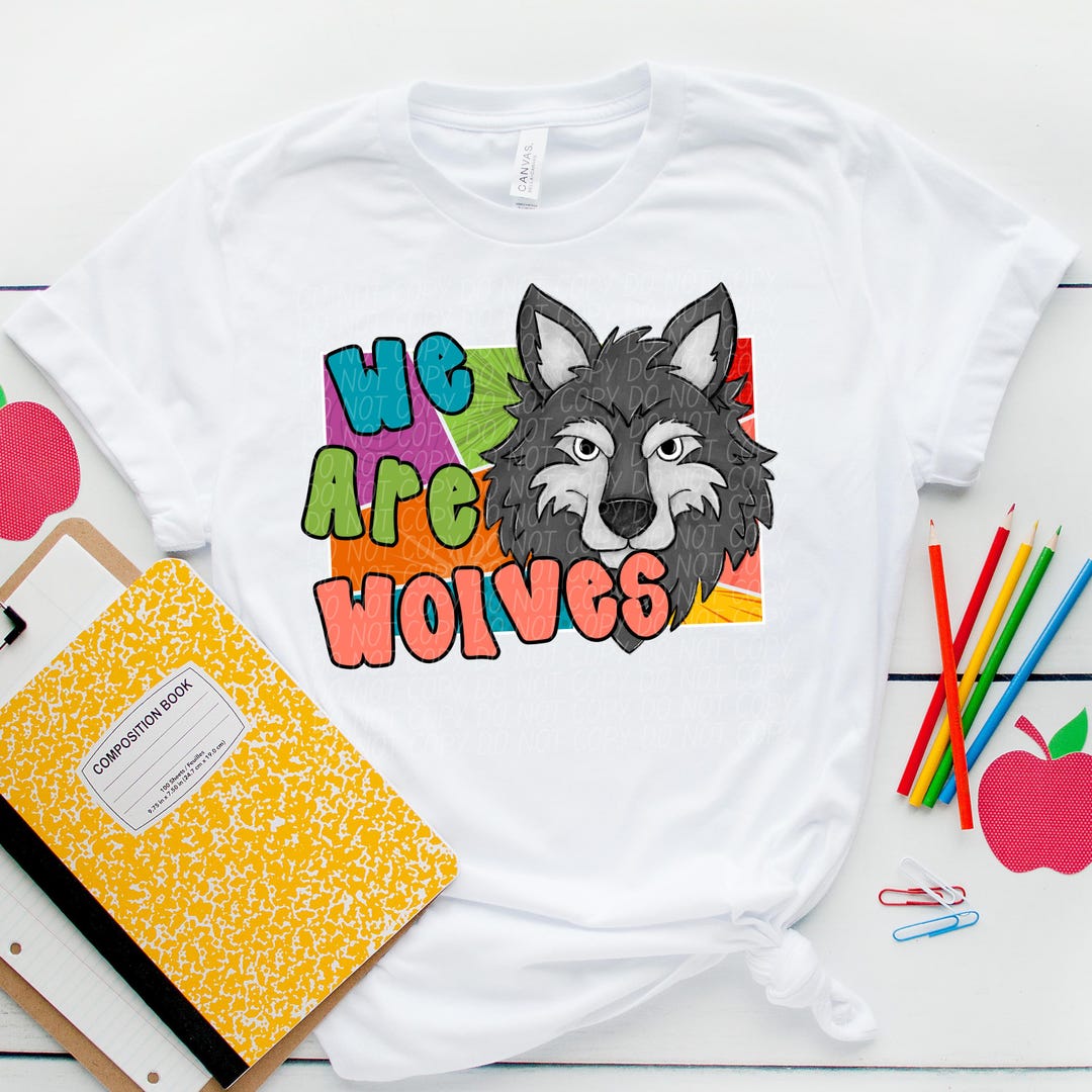 WOLVES Png, We Are Wolves Png, Wolves Digital for Sublimation & Dtf ...
