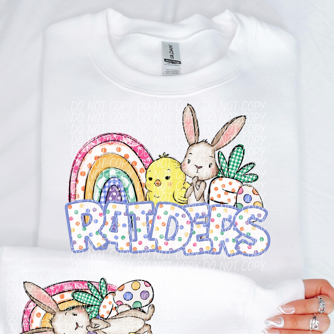 RAIDERS EASTER Digital for Sublimation & Dtf, Easter Sleeve Png ...