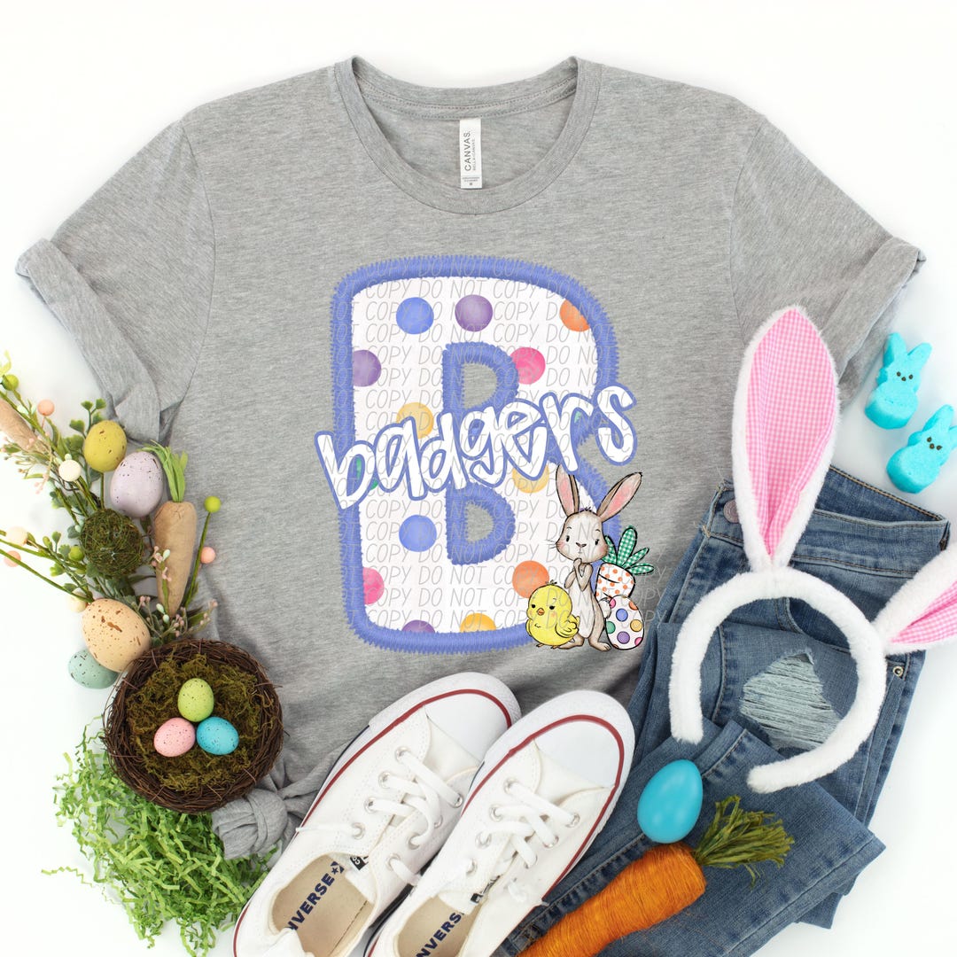BADGERS EASTER Digital for Sublimation & Dtf, Badger Png, Badgers ...