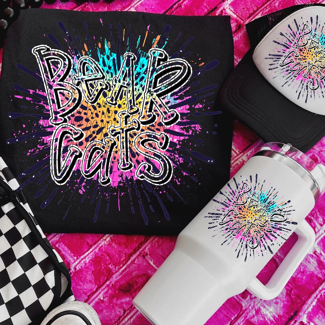 BEARCATS Png, Bearcats Digital for Sublimation & Dtf, Bright School ...