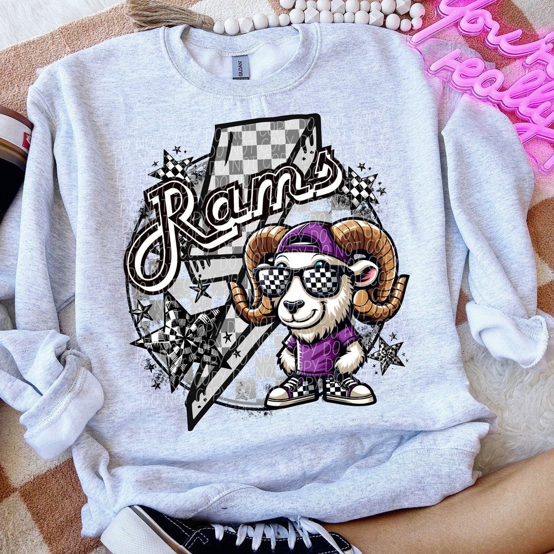 RAMS School Spirit Digital for Sublimation & Dtf Png, Rams School ...