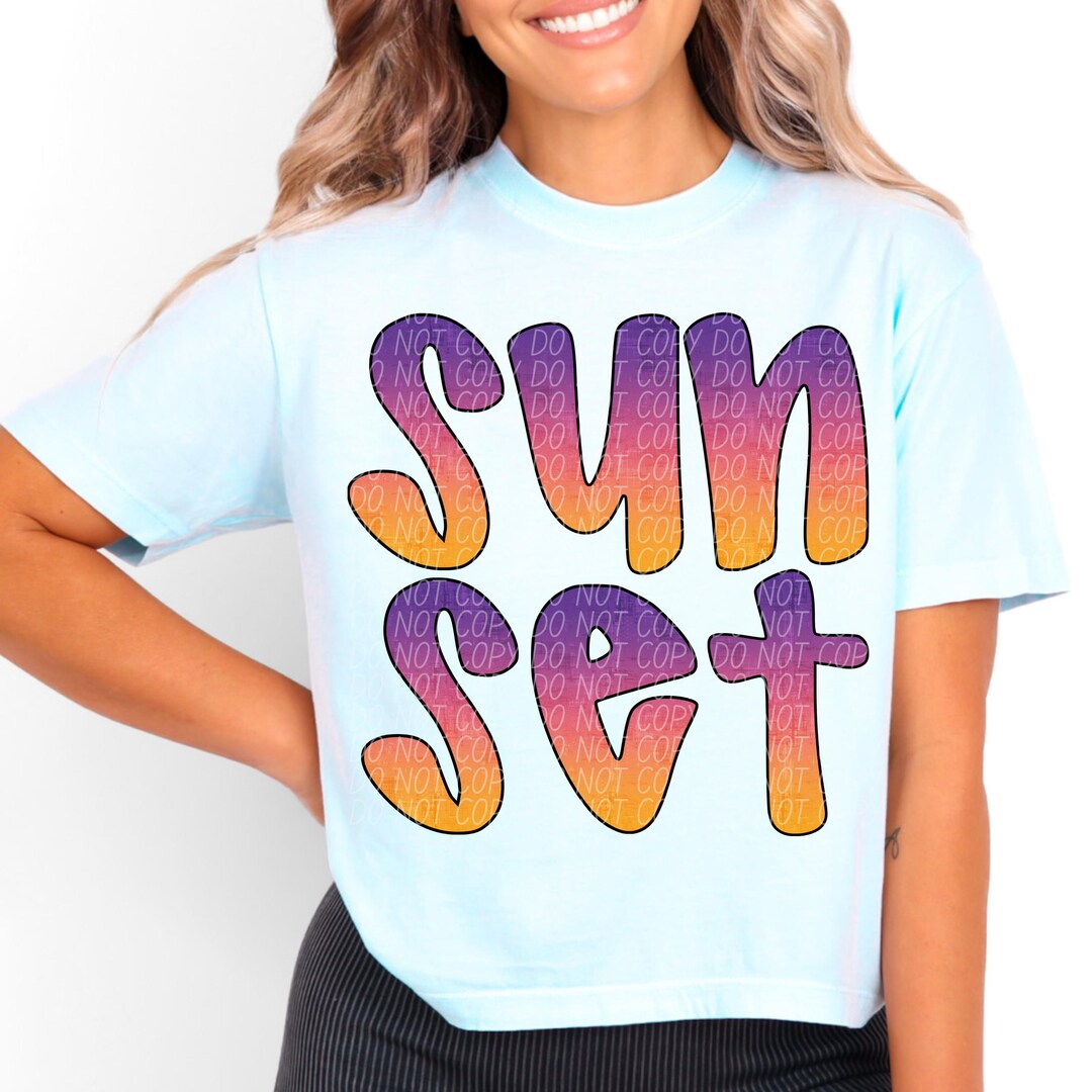 SUNSET Png, Sunset Digital for Sublimation & Dtf, Tropical Sunset Png ...