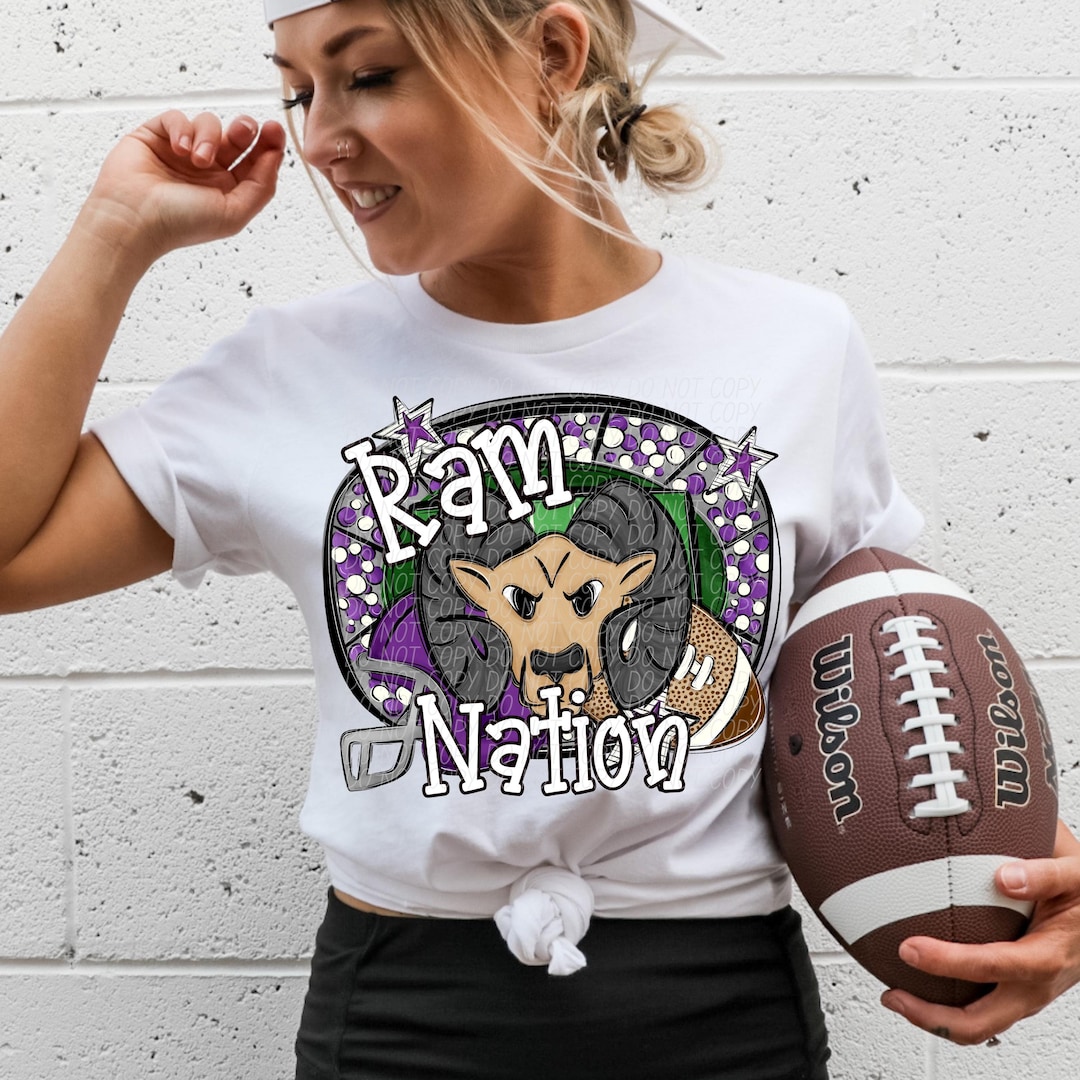 RAMS FOOTBALL Png, Rams Football Digital for Sublimation & Dtf, Rams ...
