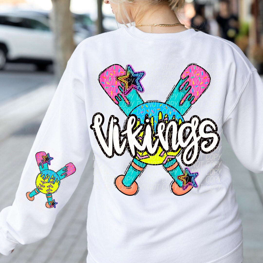VIKINGS SOFTBALL Png, Softball Sleeve, Vikings Softball Ice Cream ...