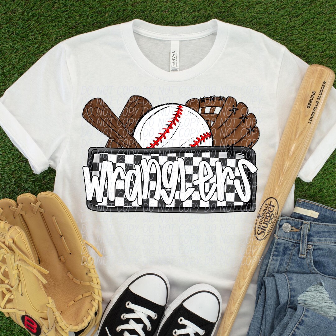 WRANGLERS BASEBALL Png, Wranglers Baseball Digital for Sublimation ...