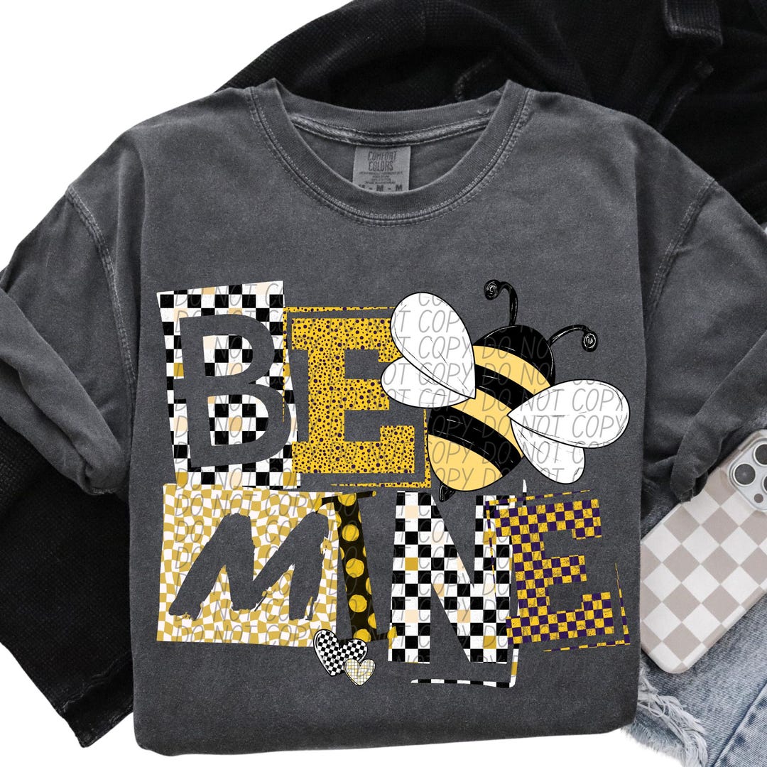 BE MINE Png, Bee Valentines Day Png, Valentines Day Png, Valentines ...