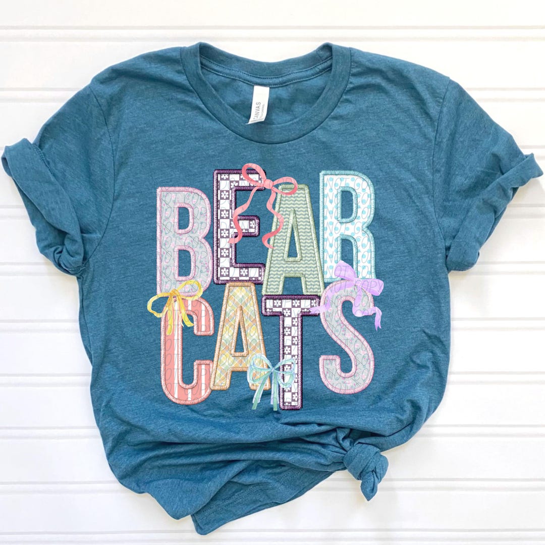 BEARCATS Digital for Sublimation & Dtf, Bearcats School Spirit Png ...