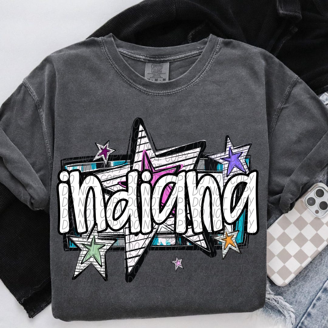 INDIANA Png, Indiana W Sleeve Png, Indiana Spring Png, Indiana Digital ...