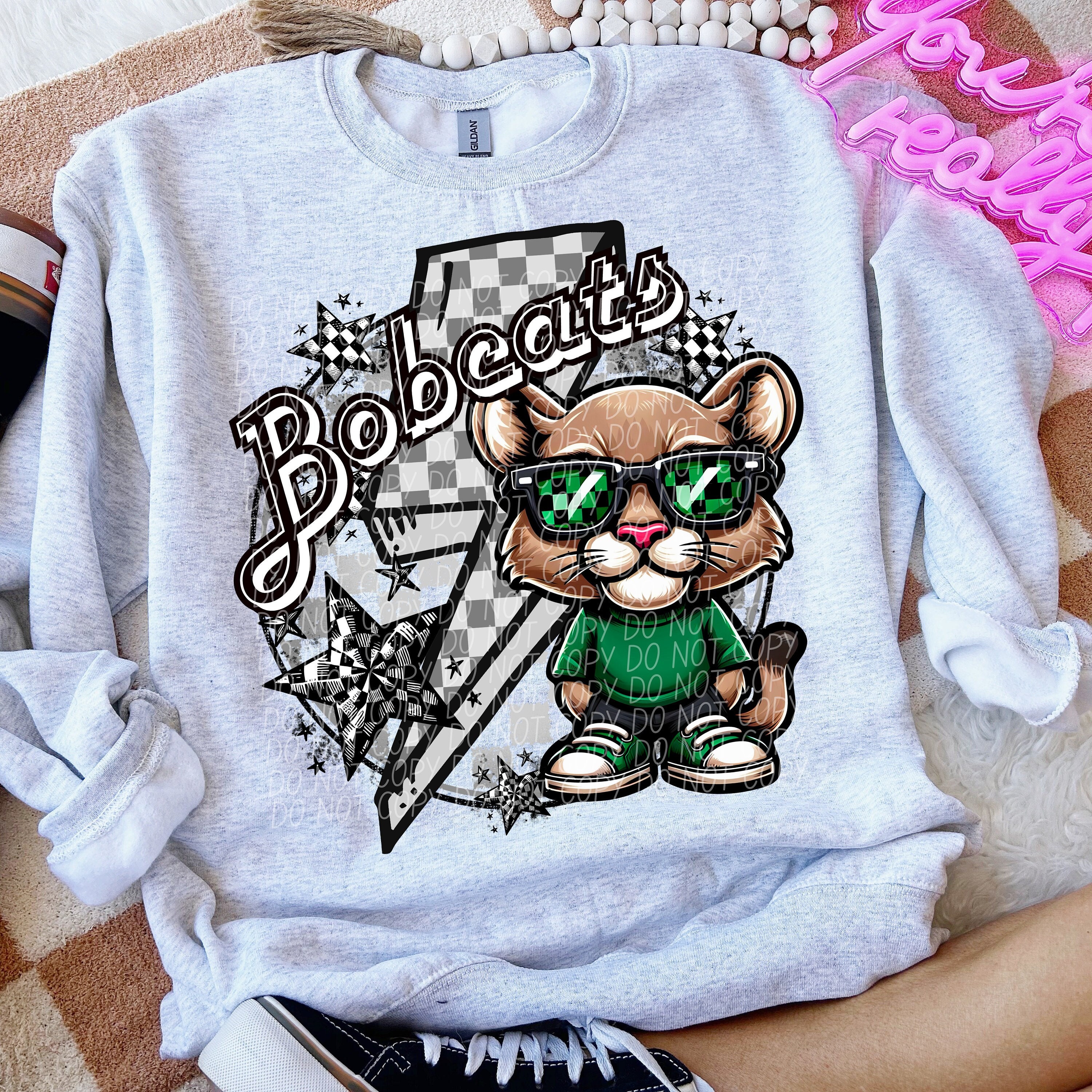 BOBCATS Png, Digital for Sublimation & Dtf, Bobcats School Spirit Png ...