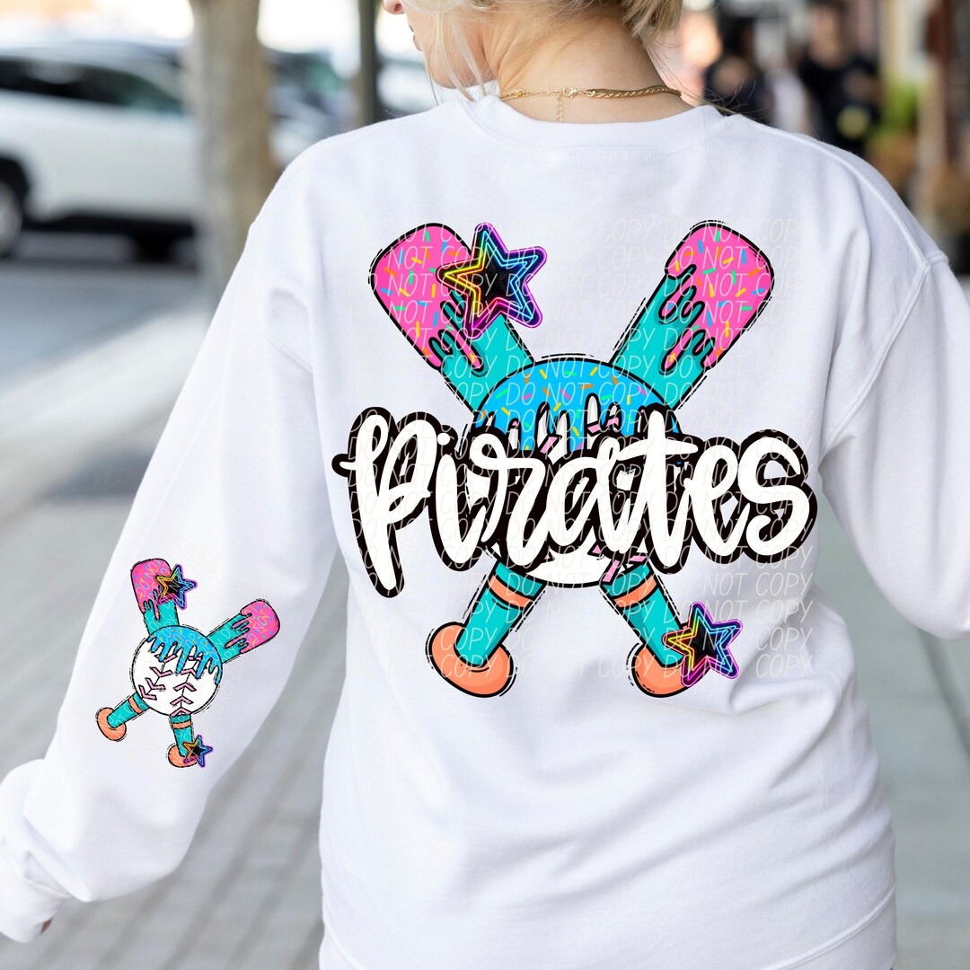 PIRATES BASEBALL Png, Baseball Sleeve Png, Pirates Ice Cream Baseball ...