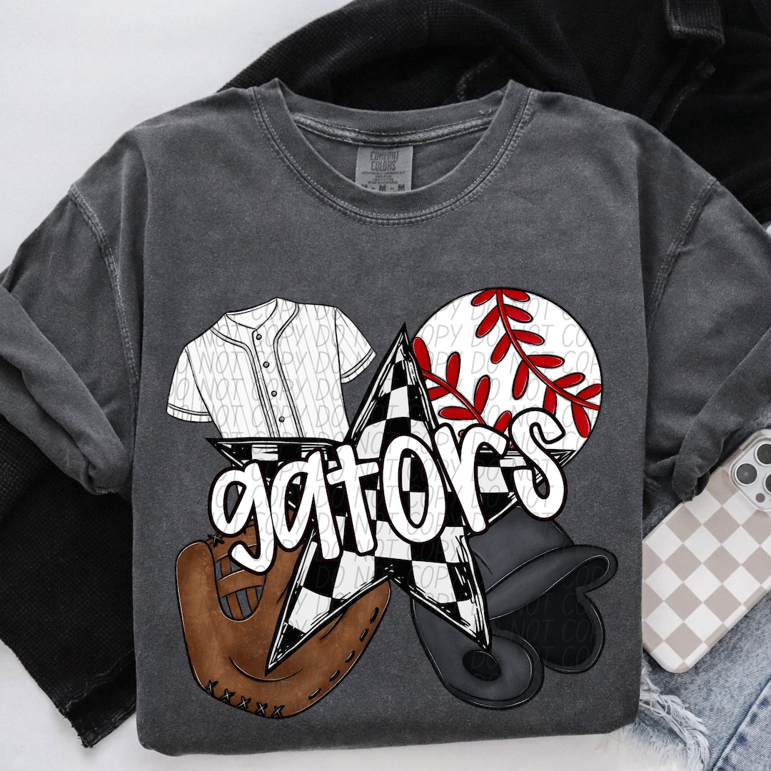 GATORS BASEBALL Png, Gators Baseball Digital for Sublimation & Dtf ...