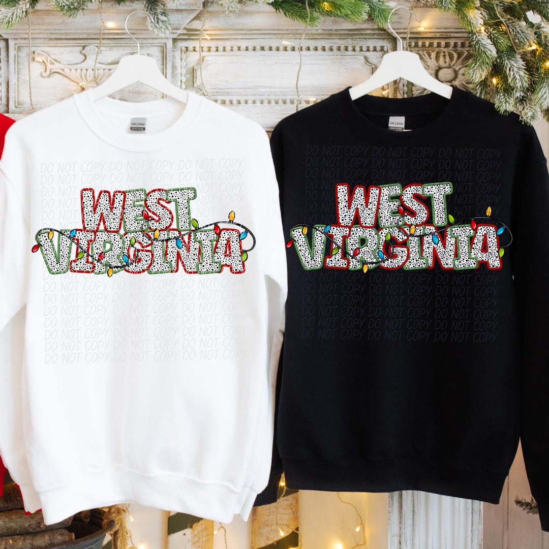 WEST VIRGINIA CHRISTMAS Png, West Virginia Png, West Virginia Digital ...