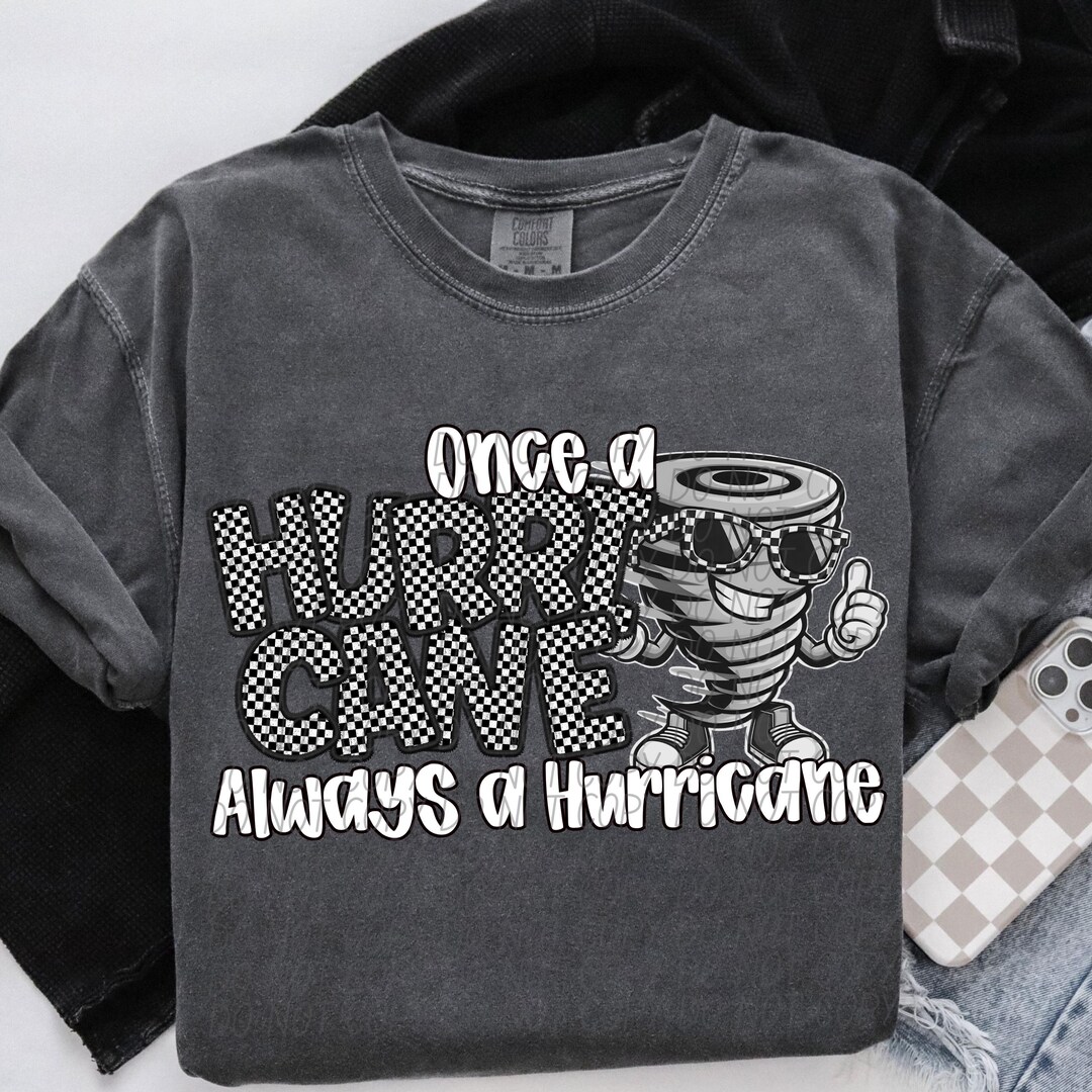 ONCE a HURRICANE ALWAYS a Hurricane Png, Class of 2025 School Digital ...