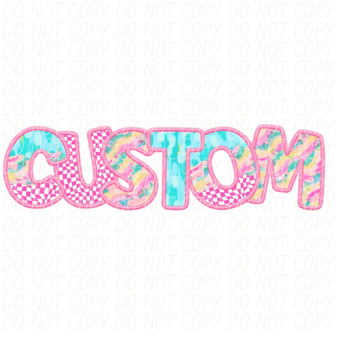 CUSTOM WORD Png, Your Custom Word in This Design Png, Custom Png ...
