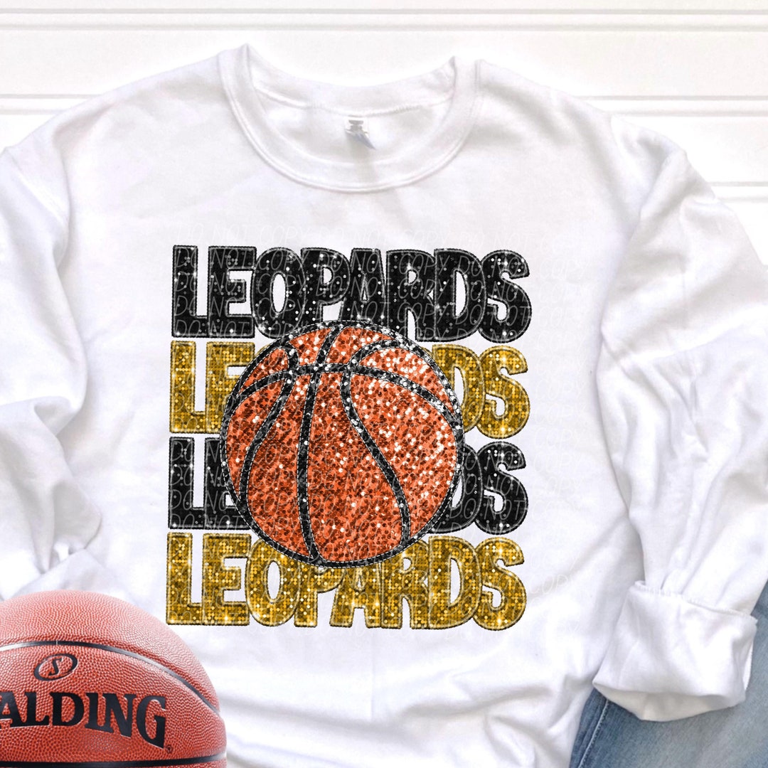 LEOPARDS BASKETBALL Png, Glitter Leopards Basketball Png, Leopards ...