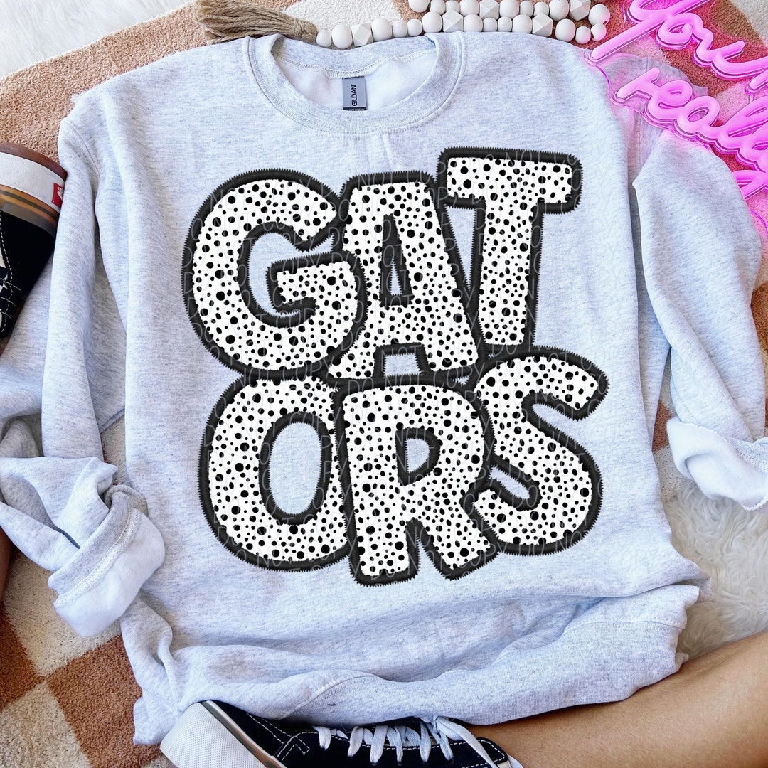 GATORS Png, Gators Faux Embroidery Digital for Sublimation & Dtf ...