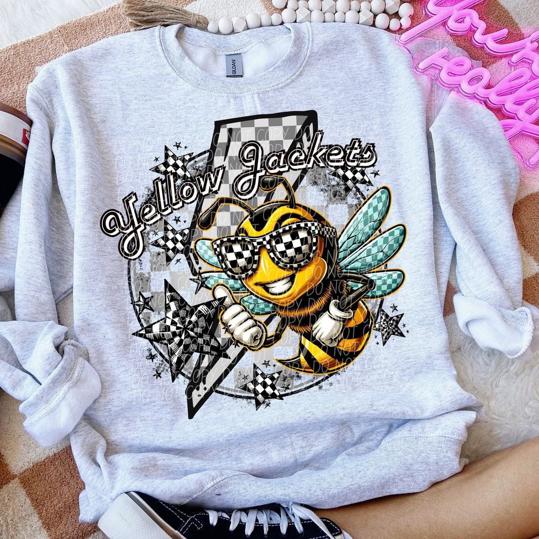 YELLOW JACKETS School Spirit Digital for Sublimation & Dtf Png, Yellow ...
