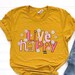 LIVE HAPPY Png, Digital File for Sublimation & Dtf, Positivity Png ...