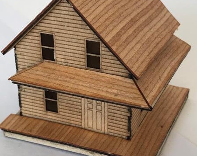 KIT 1:144 Scale, Country Farmhouse With Wrap Around Porch From 1886 ...