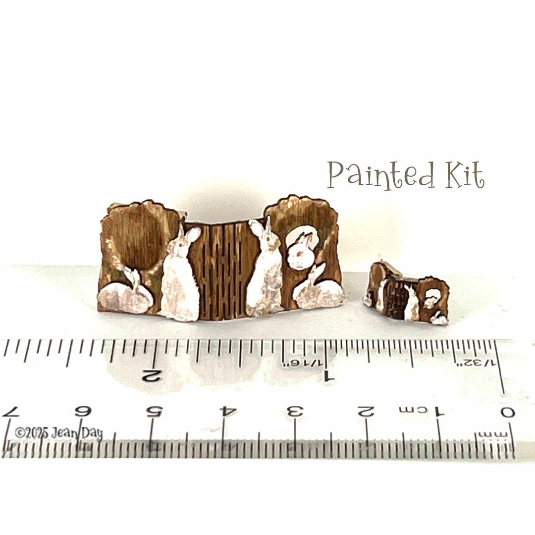KIT Bunny Burrow Book Boxes Kit, Laser Cut and Engraved, Includes ...