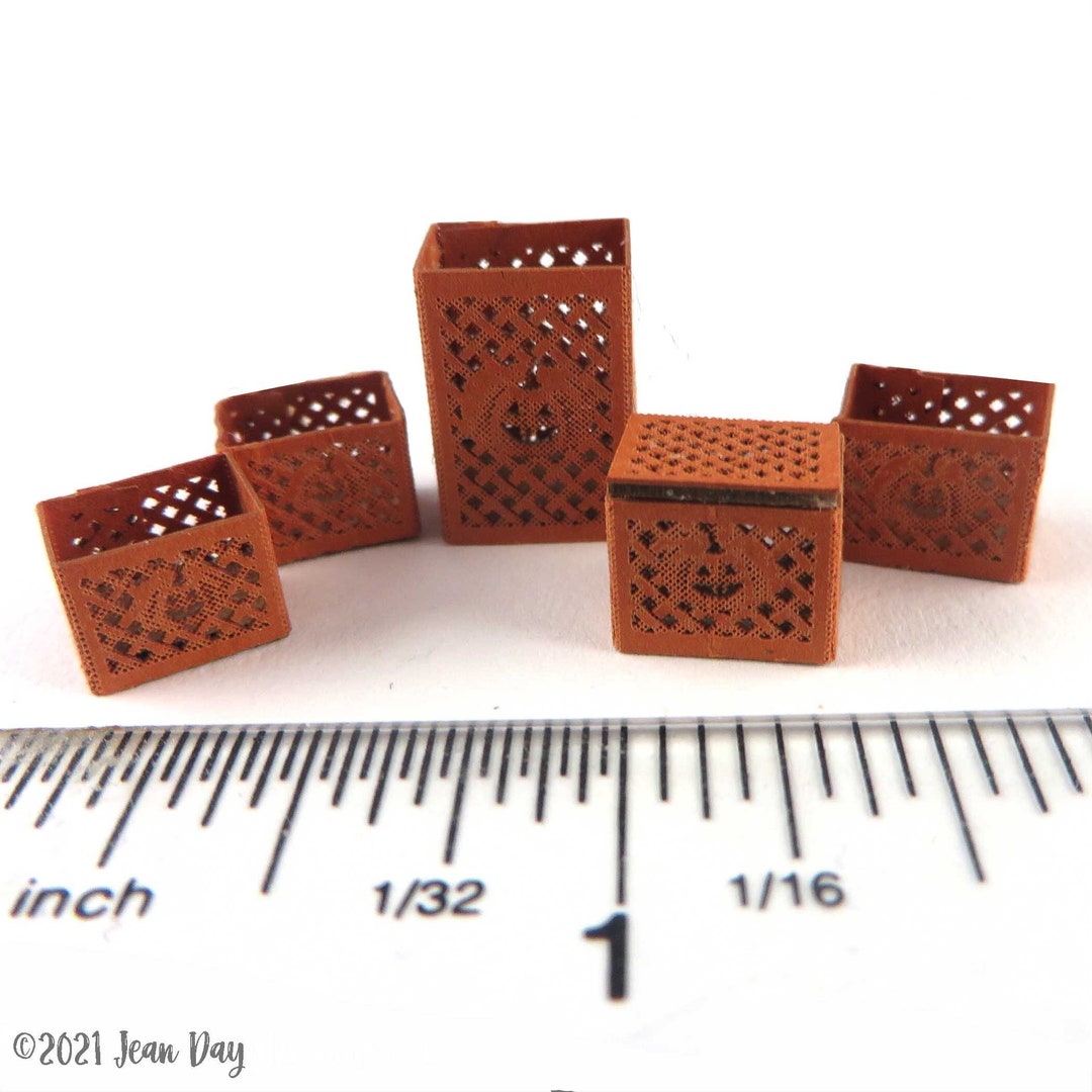 KIT, Pumpkin Basket Quarter Scale Kit, Includes 5 Baskets, Laser Cut ...