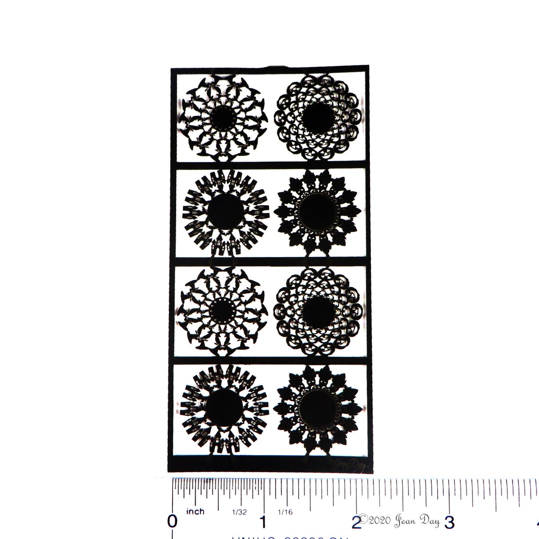 Miniature Halloween Doilies, 1:12 Scale Paper, 4 Designs, Pumpkins ...