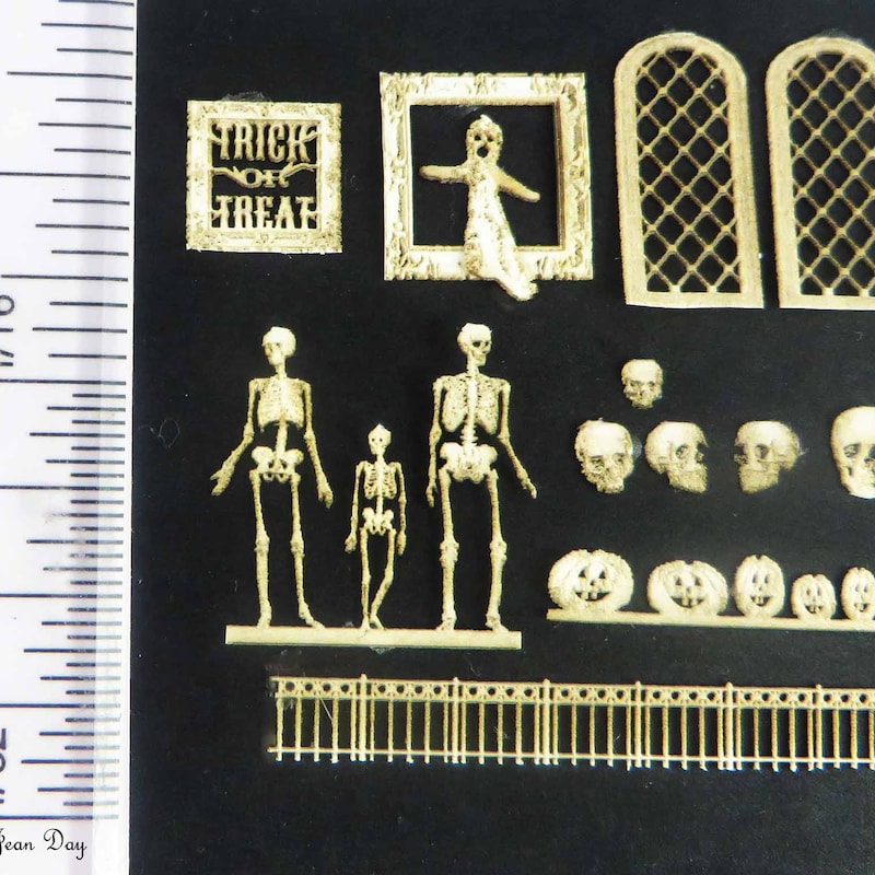 Skeleton Paper Doll - Etsy