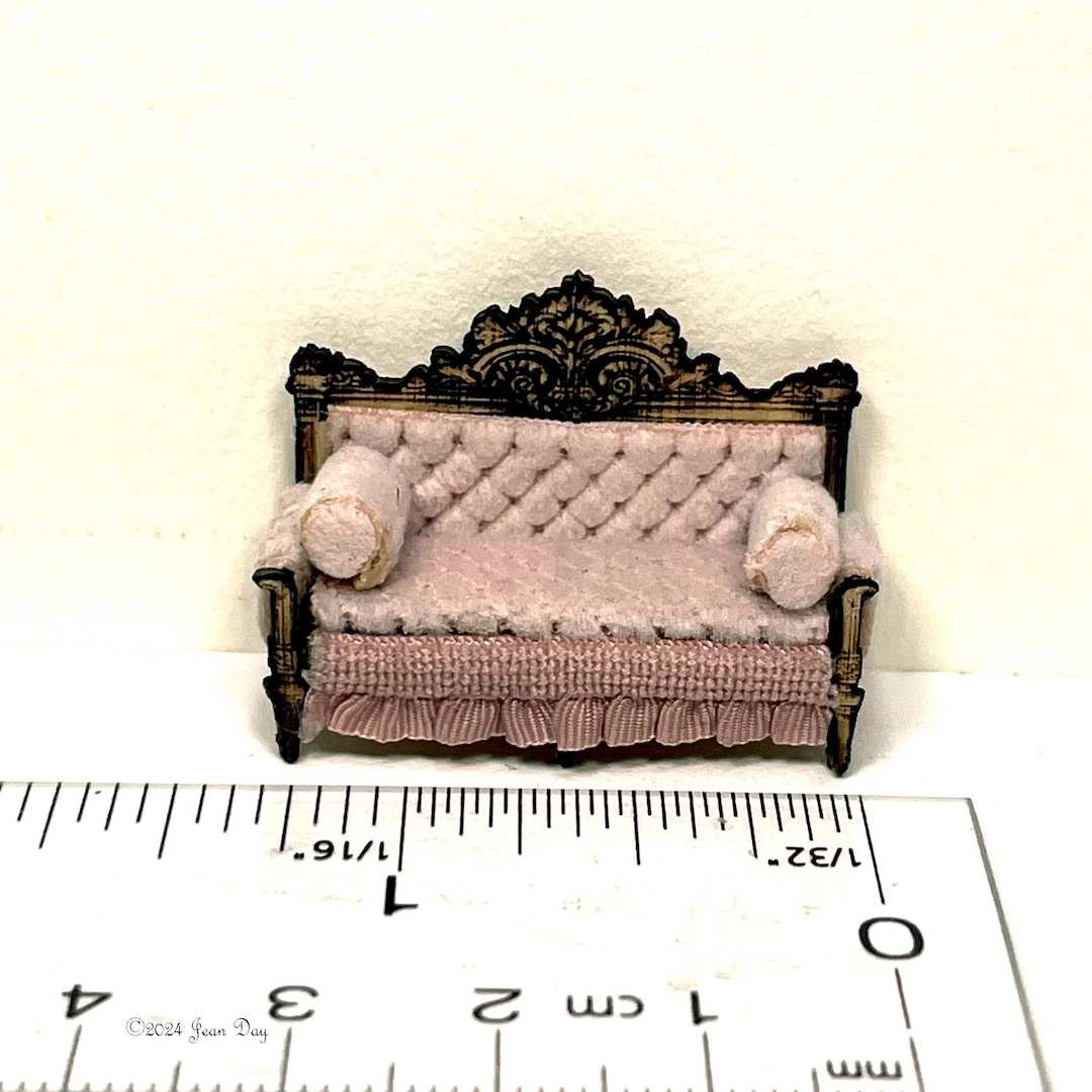 KIT Tufted Rococo Daybed or Sofa Kit, Laser Cut and Engraved Quarter ...