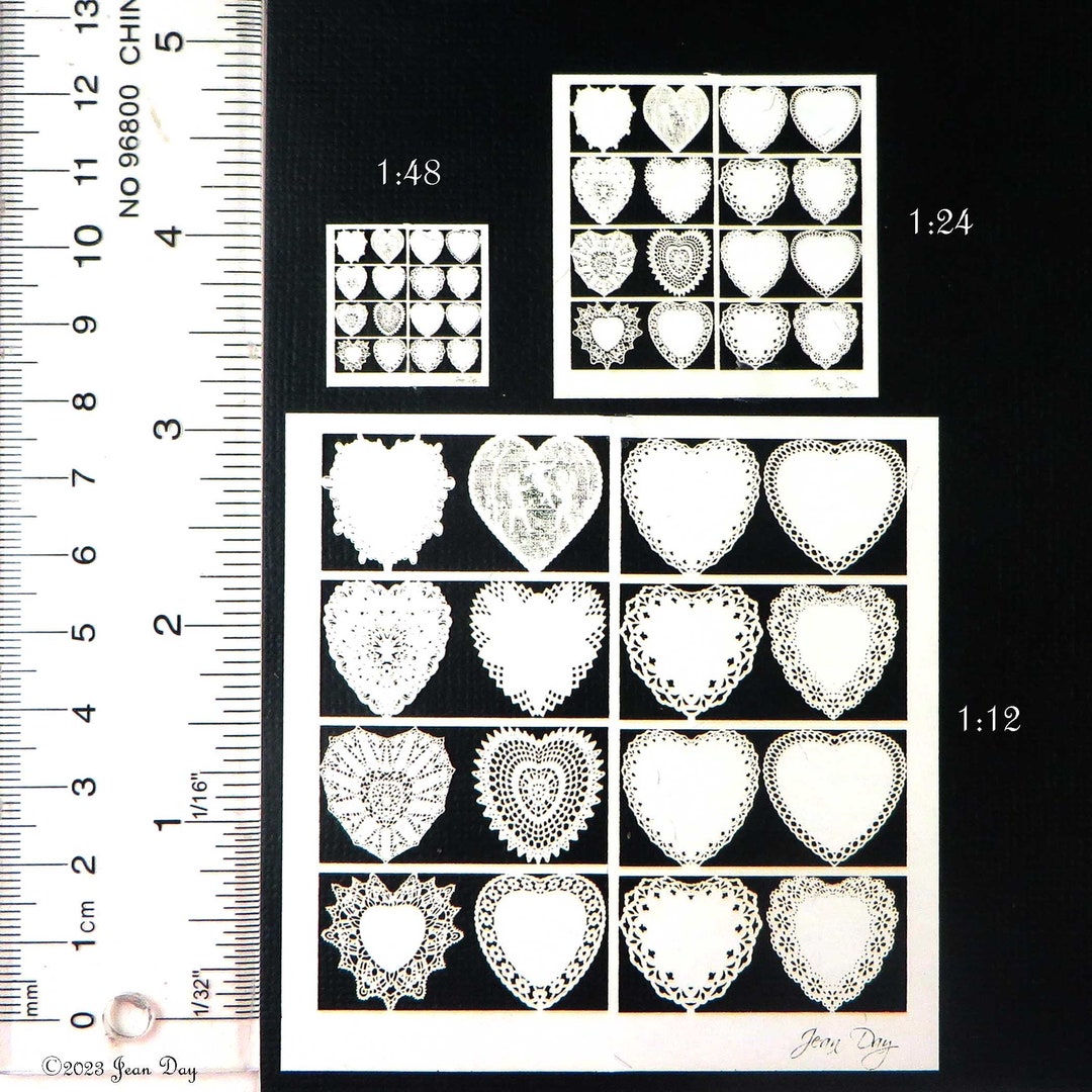 KIT. Crafting Hearts Laser Cut Lace Kit Valentines, Laser Cut Paper ...