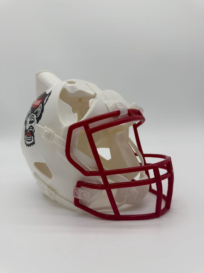 Xbox Controller & Headset Stand (3D Printed) Football Helmet - NC State ...