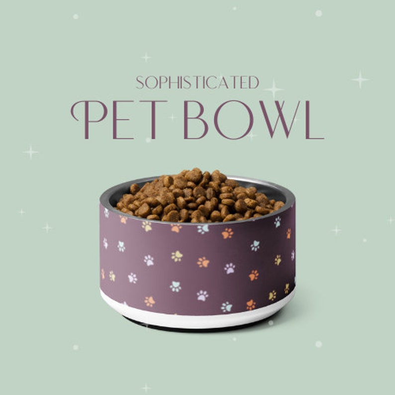 Sophisticated Paws Pet Bowl 18 Oz - Etsy